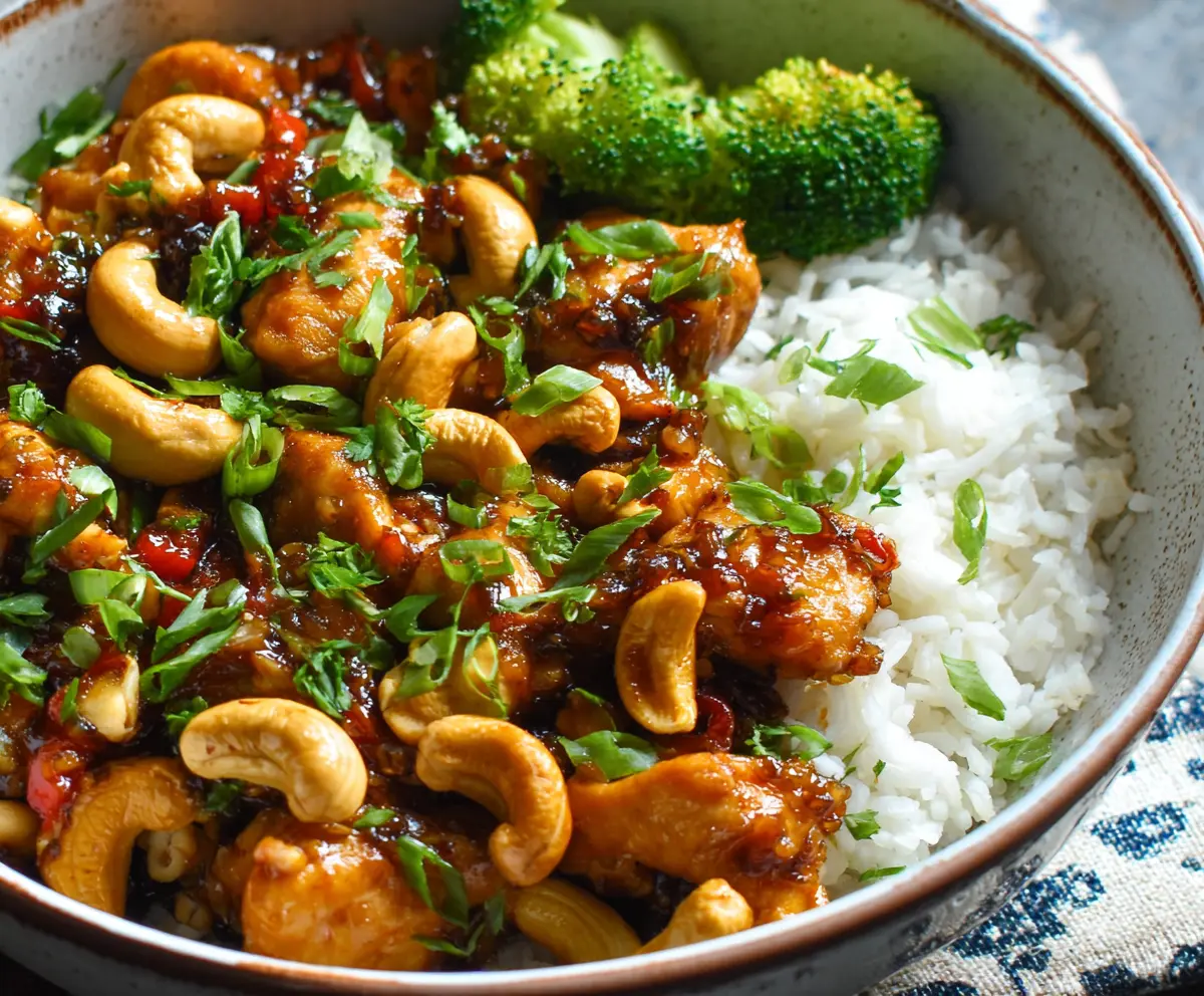 Easy Cashew Chicken Recipe